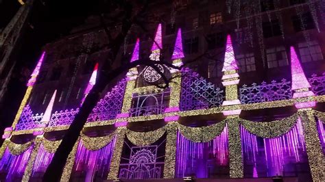 2017 Saks Fifth Avenue Holiday Light Show Youtube