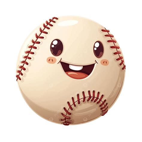 Cute Ball Cartoon Character Baseball Ball Clipart Baseball Clipart