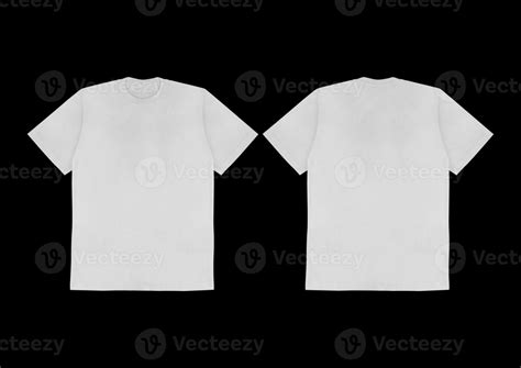 Plain White T Shirt Front And Back