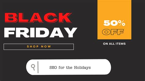 Seo For Holiday Sales