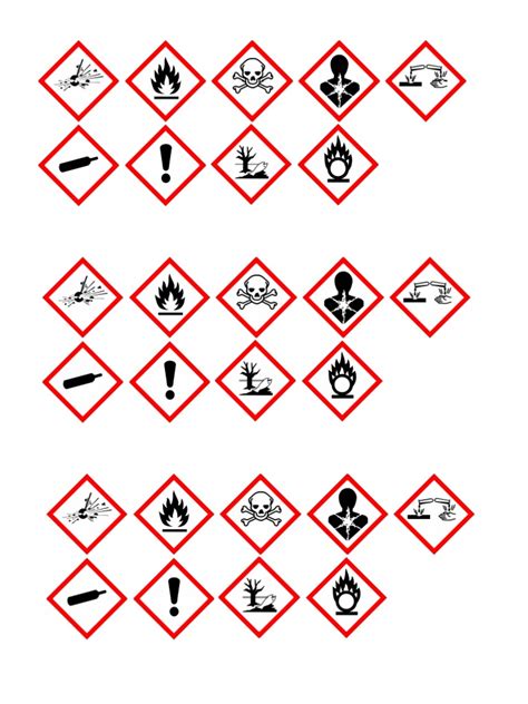 Pictogramas Para Etiquetas Sga Pdf