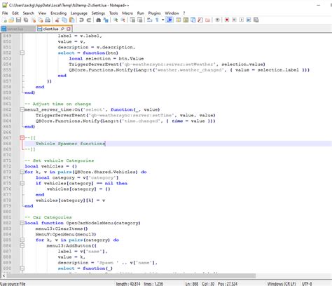 qbcore admin menu broken qbcore cfx re community