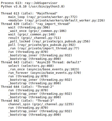 Error While Starting First Job After Cluster Creation Ray Core Ray
