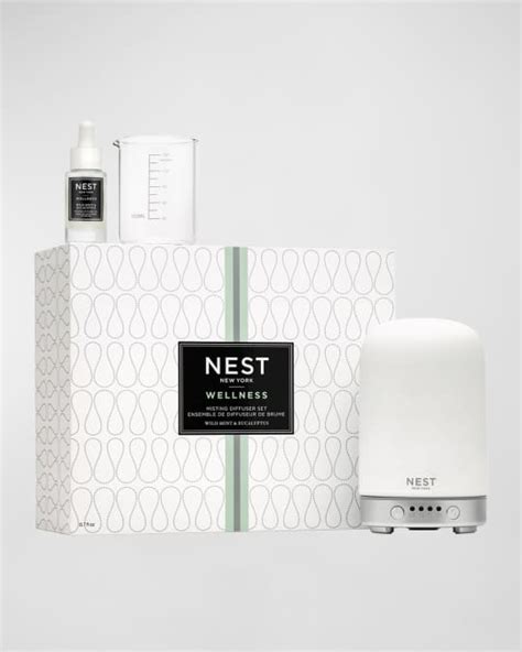 NEST New York Misting Diffuser Set With Wild Mint Eucalyptus Neiman Marcus