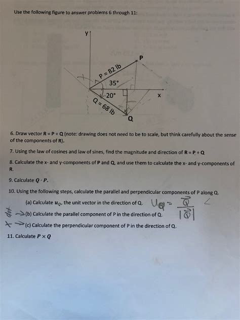 Solved C Calculate The Perpendicular Component Of P In Chegg