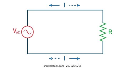direct current dc vector illustration isolated stock vector royalty