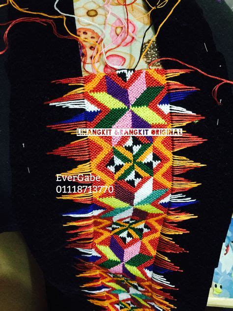 11 Linangkit And Rangkit Ideas Traditional Modern Handmade Sabah