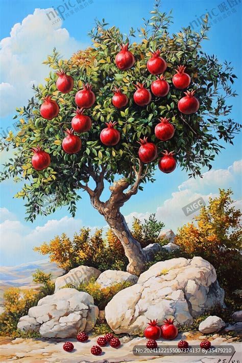 Ai创作图3d立体画苹果树 3d画苹果树 3d画山楂 逼真的水果艺术 3d苹果树 石榴籽精神小品 满树大苹果 果园苹果壁画 丰收苹果树 油画果树 石榴之乡小品 果园苹果装饰画 石榴文创图 水果