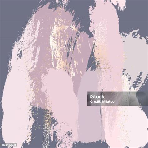 파스텔 브러쉬 스트로크 분홍색 요소 벡터 디자인 당신의 화포 결혼식 명함 광고 포장지를 위한 금 색깔을 가진 파스텔에 있는 추상적인 대리석 유행 짜임새 0명에 대한 스톡