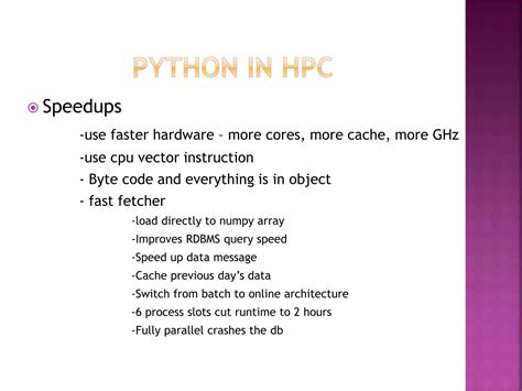 role of python in hpc ppt
