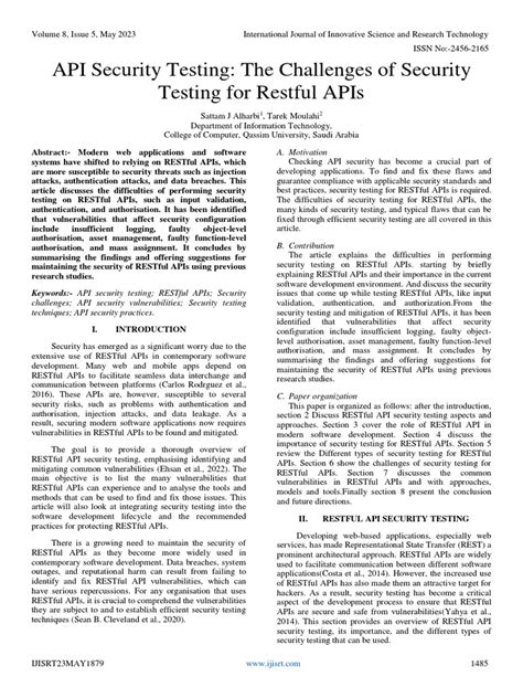 api security testing the challenges of security testing for restful apis pdf security