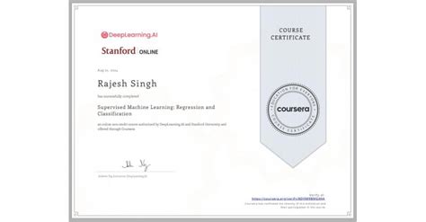 Rajesh Singh Negi On Linkedin Completion Certificate For Supervised