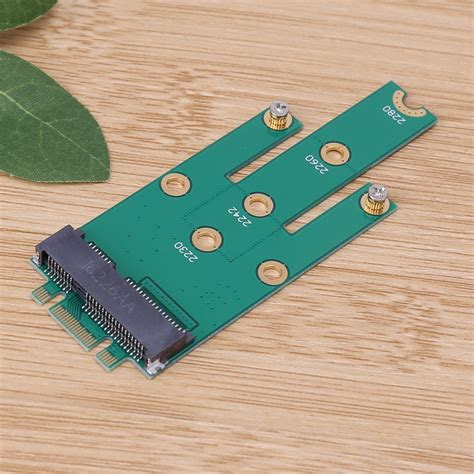 Ngff M2 B M Key To Msata Mini Pci E Sata 30 Ssd Male Converter Card