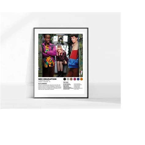 Sex Education Tv Show Poster Sex Education Sitcom Poster Inspire Uplift