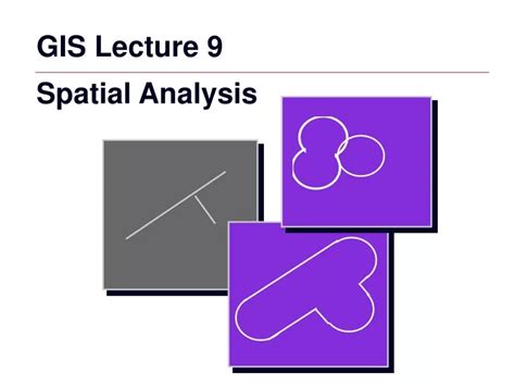 PPT Spatial Analysis Techniques For GIS Proximity Buffers Spatial Joins Visual Basic