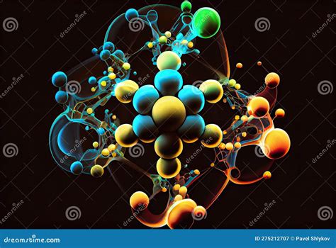 Science Molecule Model Structure Stock Illustration Illustration Of