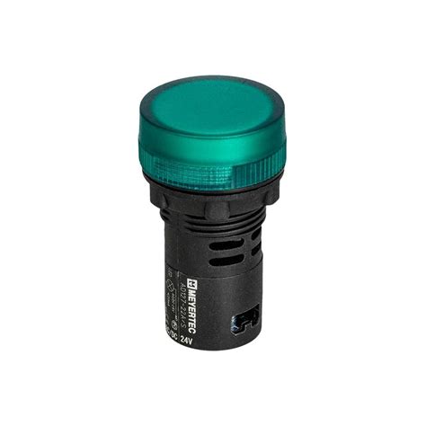 Сигнальная LED лампа MEYERTEC зеленый, 220V AC/DC IP65 MT22-SA33 R ...