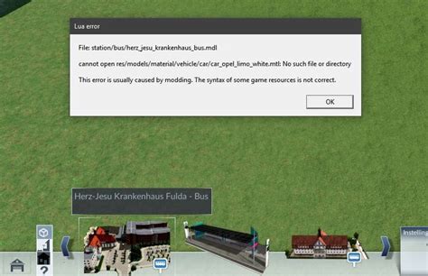 Error Message Mod Problems Transport Fever Community