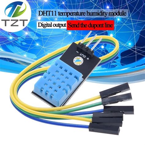 New Temperature And Relative Humidity Sensor Dht11 Module With Cable For Arduino Diy Kitmodule