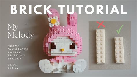 How To Build My Melody Sitting Diy Bricks Puzzle Building Blocks