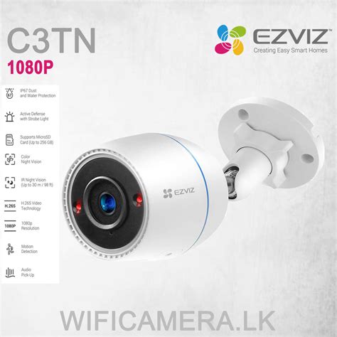 Best Ezviz C3tn Color Night Vision Smart Wifi Outdoor Security Camera Sale