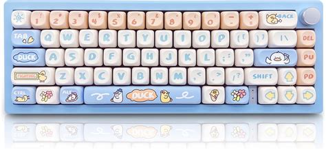 Orxiery Custom Duck Keyboard Keycaps That Quack With Light Yellow Keycaps Set