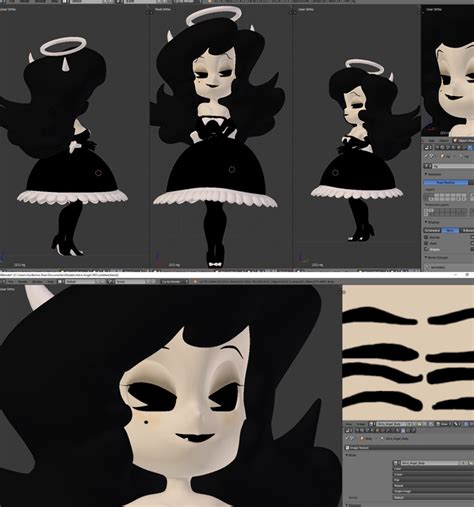 Reference For 3d Model Of Alice Angel By Hetiru On Deviantart