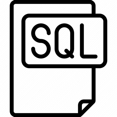 Sql File Storage Information Software Query Icon Download On