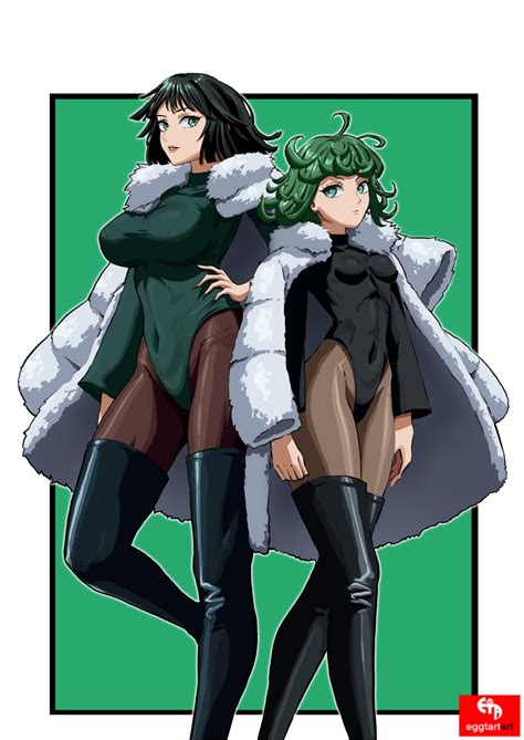 Tatsumaki And Fubuki One Punch Man Drawn By Eggtartart Danbooru