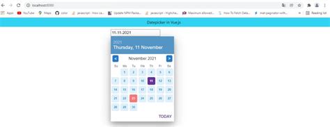 How To Add Datepicker In Vuejs App