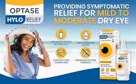 optase hylo relief dry eye drops fast acting preservative free drops with patented