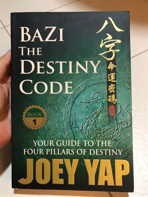 BaZi The Destiny Code Joey Yap Hobbies Toys Books Magazines Fiction Non Fiction On