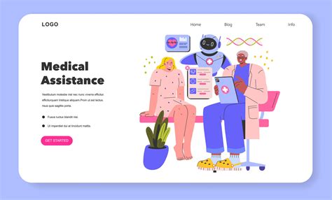 Robot Assistants Flat Illustration 47805563 Vector Art At Vecteezy