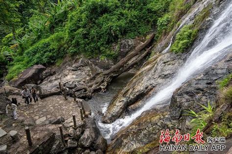 琼中百花岭瀑布夏日觅清凉手机新浪网