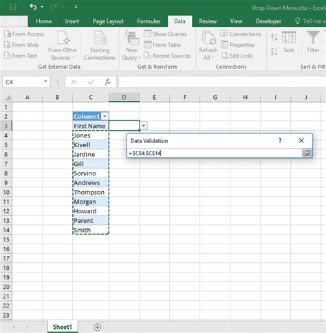 How To Create Drop Down List In Excel The Tech Journal
