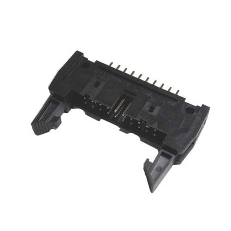 Conector Box Header 20 Vias 180 Graus Com Trava Baú Da Eletrônica