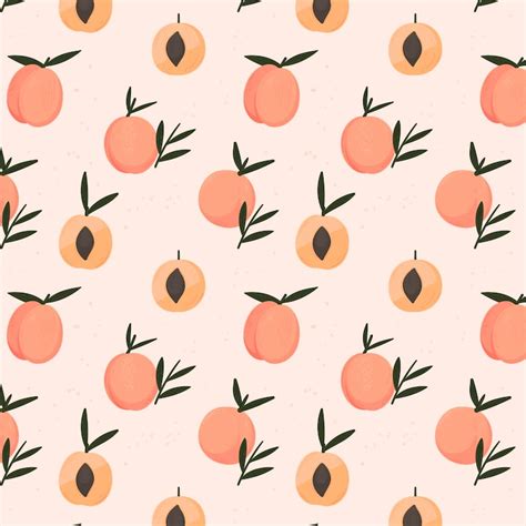 Seamless Peach Pattern Images Free Download On Freepik