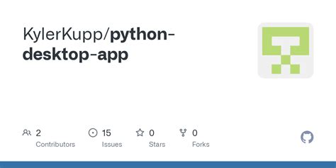 Github Kylerkupppython Desktop App