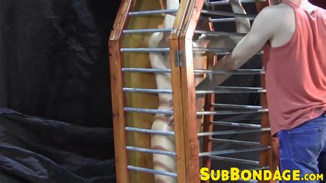 Cage Torment Fetish With Jock Who Loves Getting Whipped