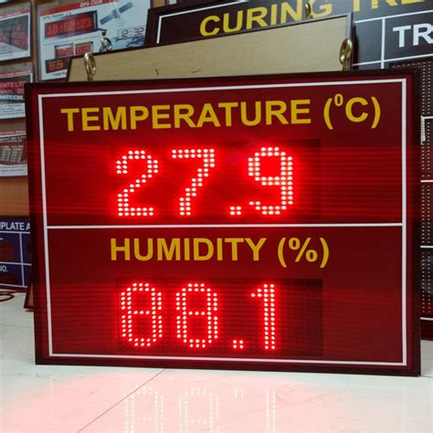 Led Industrial Temperature And Humidity Display At 2005882 Inr In