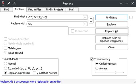 Regex Notepad How To Find Multiple Instances Of A String On The Same Line And Replace The