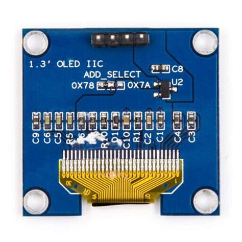 Inch I C Iic Pin Oled Display Module With Vcc Gnd Blue Darkoct