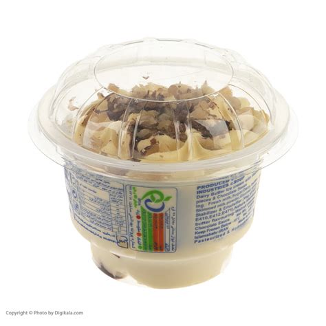 قیمت و خرید بستنی کره‌ای با تکه‌های گردو و سس شکلات میهن 170 میلی لیتر