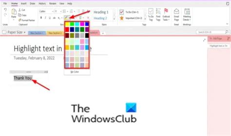 How To Highlight Text And Notes In Onenote