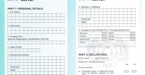 Sharing Malaysia Custom Declaration