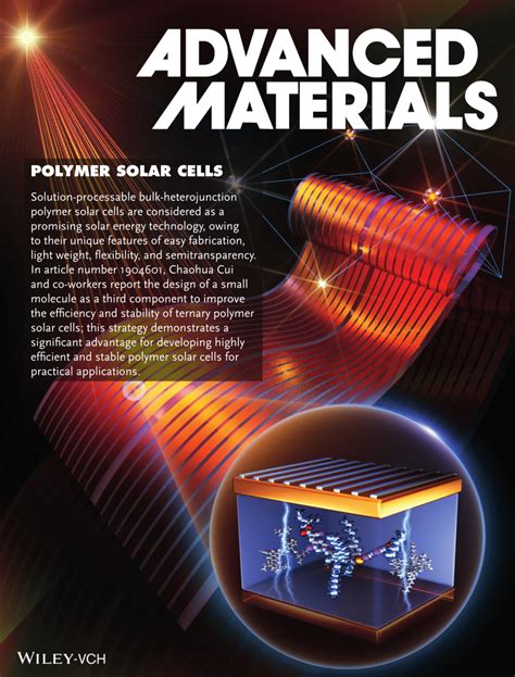 Polymer Solar Cells Ternary Polymer Solar Cells Facilitating Improved