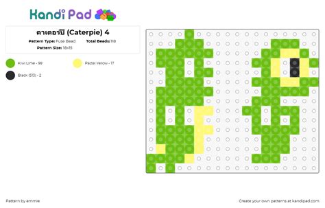 Caterpillar Fuse Bead Patterns Gallery Kandi Pad Kandi Patterns Fuse Bead Patterns Pony