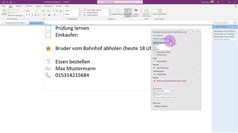 Използване и промяна на категориите в Microsoft Onenote