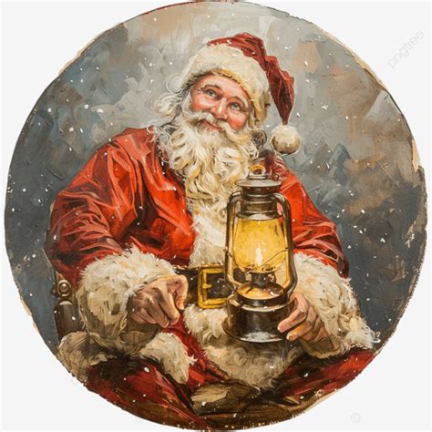 석유 램프를 들고 있는 산타클로스의 종교적인 그림 페인트 등 산타 클로스 오일 램프 Png 일러스트 및 이미지 에 대한 무료 다운로드 Pngtree