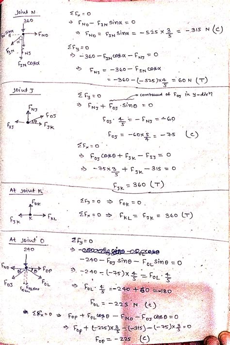 [solved] Question 1 Determine The Force In Each Member Of The Truss Course Hero